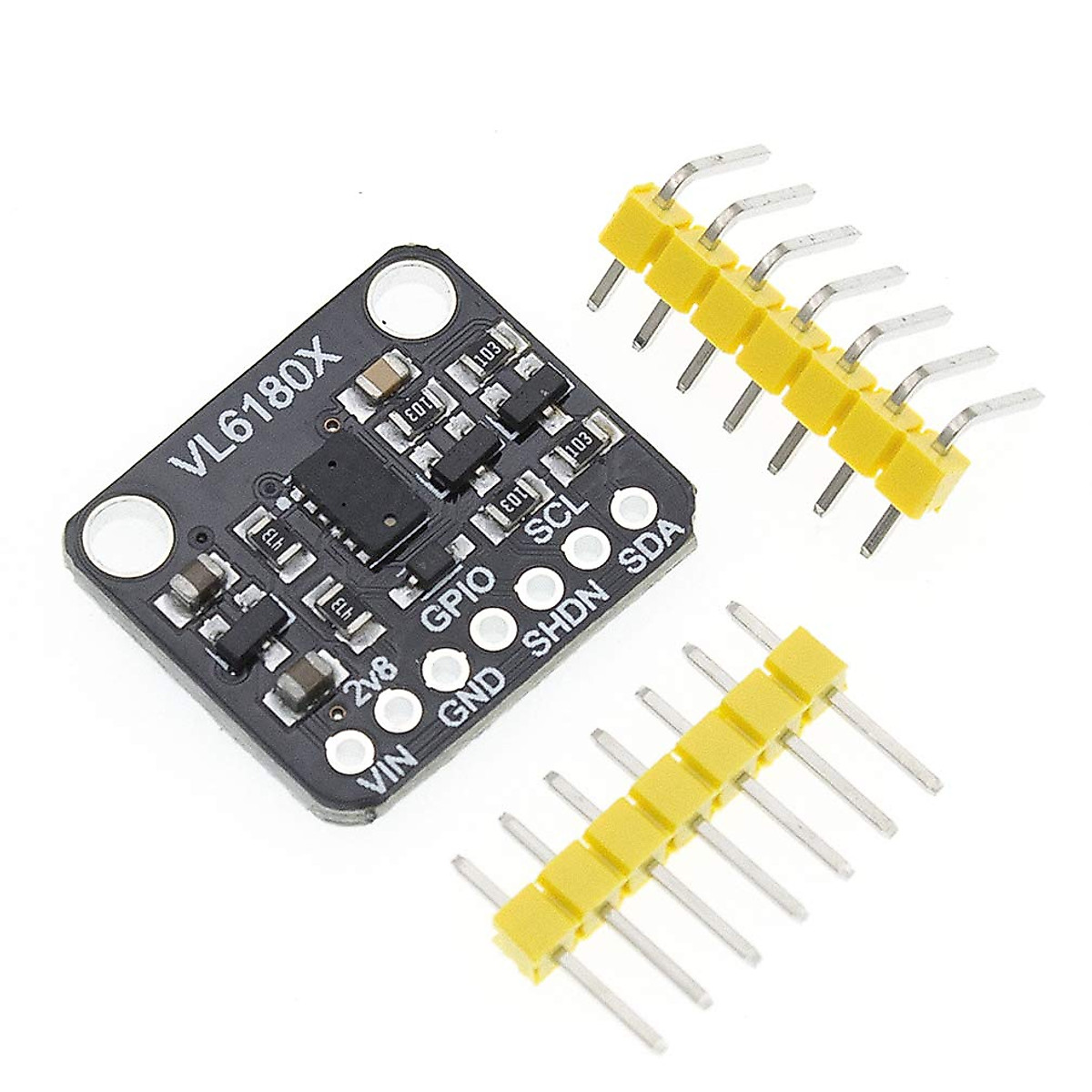 HiLetgo 2pcs VL6180 VL6180X Range Finder Optical Ranging Light Sensor Module Gesture Recognition Sensor I2C Interface 3.3V 5V Emitter Ambient Light Sensor