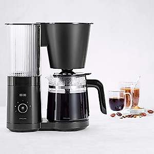ZWILLING Enfinigy Glass Drip Coffee Maker 12 Cup, Awarded the SCA Golden Cup Standard, Black
