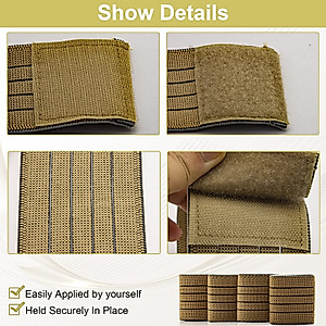 Elastic Bandage Spare Parts Wrap Elastic Wrap Strape Band Straps Banda Elastica Lipo Pad Band Beauty Machine Accessories 3 Size 10 pcs Tan Elitzia