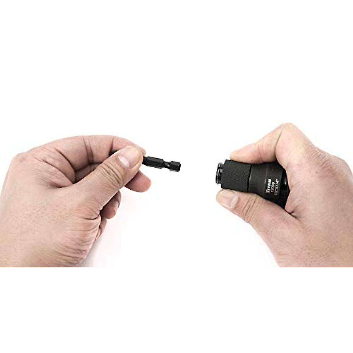 Titan 12039 1/2-Inch Drive to 1/4-Inch Hex Drive Quick Change Adapter