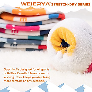 WEIERYA Kids Ski Socks Merino Wool, Kids Wool Socks, Knee-high Snow Socks for Boys Girls, Winter socks, 1/3 Pairs Rose Red XS 1 Pair
