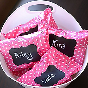 36pcs Chalkboard Labels Reusable Blackboard Stickers for the Kitchen, Pantry, Mason Jars, Wine Glasses