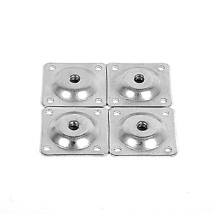 Leg Daddy 5/16" T-Plate Sofa Leg Attachment Plates, Set of 4
