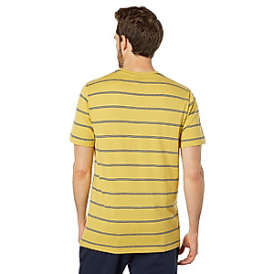 U.S. Polo Assn. Short Sleeve Yarn-Dye Crew Neck Stripe Tee Laurel Leaf LG