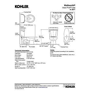 Kohler 3977-0 Bathroom-Hardware, White
