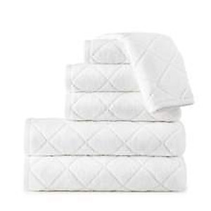 Peacock Alley Nantucket Towel Collection - Luxury Turkish 100% Long Staple Cotton, Soft Absorbent & Fast Drying, 3 Color Options - Bath Towel (White)
