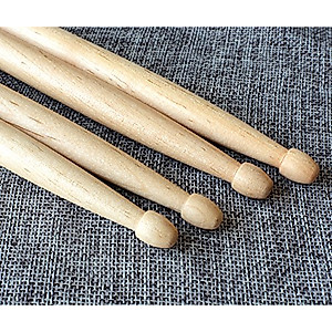 Drum Sticks 5A Wood Tip Drumstick (2 Pair Maple)