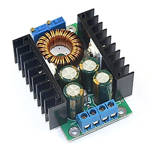 DROK DC 24V to 12V CC CV Step Down Volts Regulator Constant Current Voltage 8A DC Adjustable Buck Converter 7-40V to 1.2-35V LED Driver Charger Module with Charging Indicator Solar Power Supply DIY