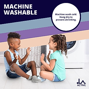 LA ACTIVE Non Slip Grip Ankle Boys and Girls Socks with Non Skid for Babies Toddlers and Kids Back to School, Ideal Gift for Mother's Day