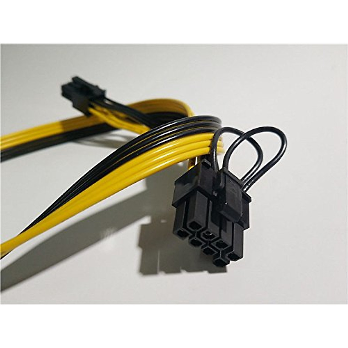 6 Pin PCI-e to 8 Pin (6+2) PCI-e Power Cable for HP Dell 750W / 1200W Server PSU Breakout Board Graphic Cards GPU Mining (8-Pack)