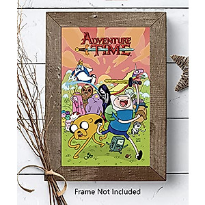 XIHOO Christ-EZ Anime Cartoons Adventure Time Wall Art Print Poster Home Decor Premium - Matte poster Frameless Gift 11 x 17 inch(28cm x 43cm)