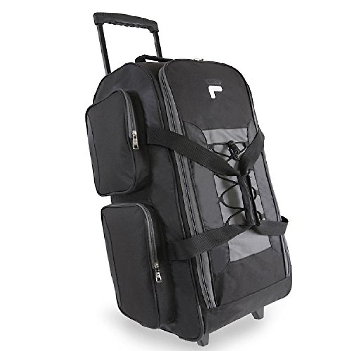 Fila 26" Lightweight Rolling Duffel Bag, Black, One Size