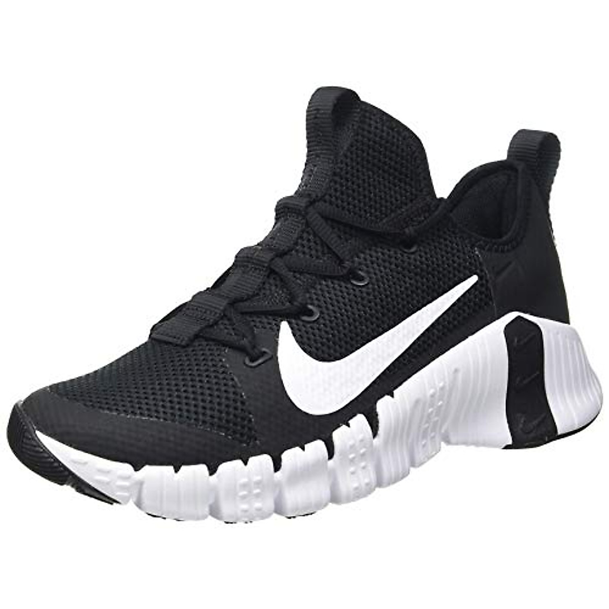 Nike Women's Free Metcon 3 Shoe, Black/White, 7