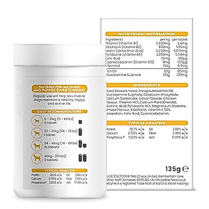 Vetzyme Flexible Joint Tablets with Glucosamine, 90 Tablets