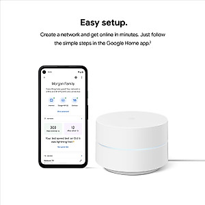 Google Wifi - AC1200 - Mesh WiFi System - Wifi Router - 4500 Sq Ft Coverage - 3 pack