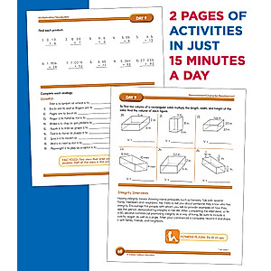 Summer Bridge Activities 5th to 6th Grade Workbooks, Math, Reading Comprehension, Writing, Science, Social Studies, Fitness Summer Learning, 6th Grade Workbooks All Subjects With Flash Cards