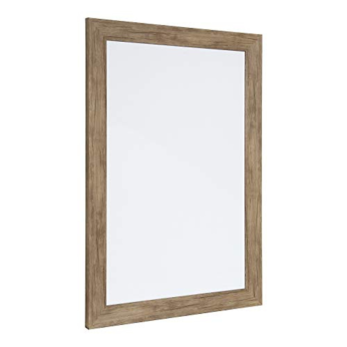 DesignOvation Beatrice Framed Magnetic Dry Erase Board, 18x27, Rustic Brown