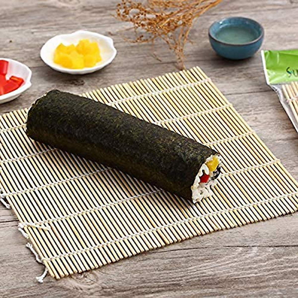 JapanBargain 1574, Sushi Roller Bamboo Sushi Rolling Mat Sushi Maker, 10.5 inch, Set of 2