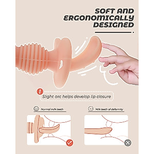 3 Pcs Baby Utensils, Baby Spoons Self Feeding 6 Months with Baby Fork and Silicone Baby Cup, Baby Utensils 6-12 Months, Toddler Utensils for Baby Led Weaning (Blush)…