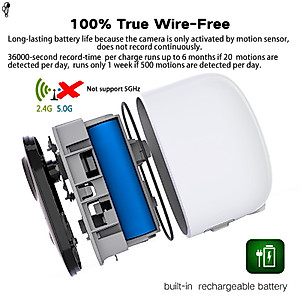 Solar Security Cameras Wireless Outdoor with Solar Panel, Battery Powered 1080p Night Vision Surveillance Video 2-Way Talk, AI Motion Detection, WiFi IP65 Waterproof Spotlight Siren for Home Security