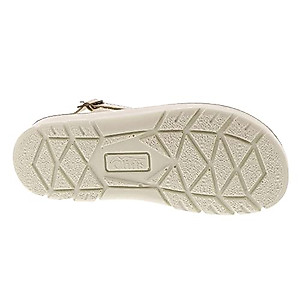 CLIFFS BY WHITE MOUNTAIN Beginning Women's Strap Sandal, Gold/Metallic/E-Print, 8.5 M