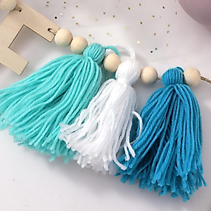 Surf Birthday The Big One High Chair Banner - Garland Boho 1st/First Birthday Decoration - Tassel Surf Birthday Party, Big One Birthday, Wave Banner(WAVE ONE BANNER)