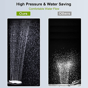 Shower Head, High Pressure Shower Head With Handheld, Extra Long 80" Stainless Steel Hose, Hand Held Detachable Showerhead With Jet Modes, Chrome