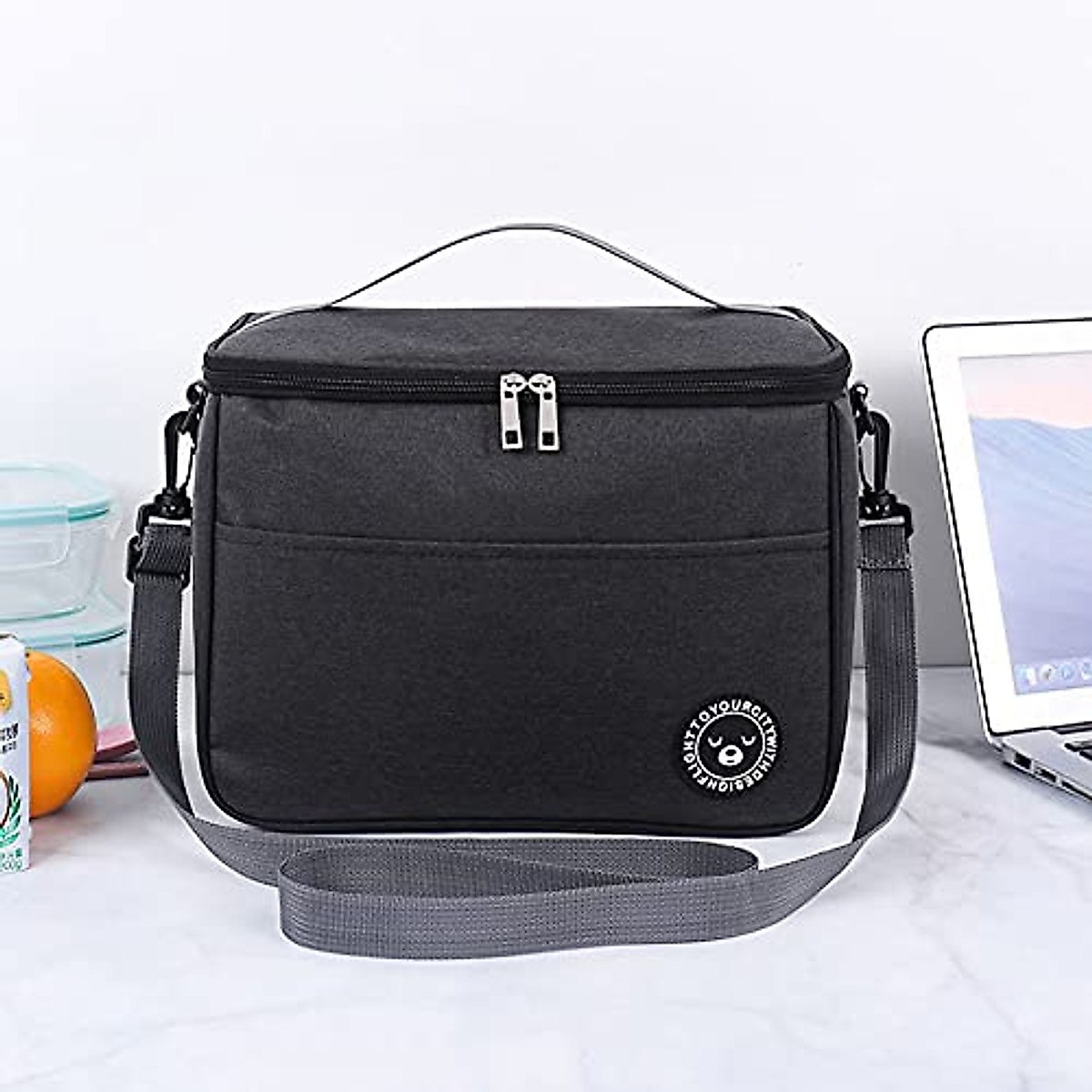 LONGSHENGDA Waterproof Portable Insulation Bag Folding Food Drink Lunch Thermal Carrier Bags