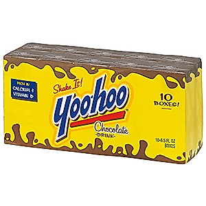 Yoo-hoo Chocolate Drink, 6.5 fl oz boxes, 10 count (Pack of 4)
