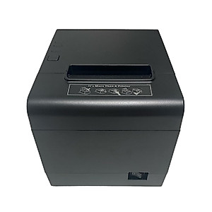 ZY808 Receipt Printer - 80mm POS Thermal Printer with WiFi USB LAN Connection, Support iOS, MAC, iPhone, Android, PC and Support Ebay, Amazon, Shopify, Etsy, USPS Integration.