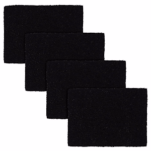 Compost Bin Carbon Odor Filters Substitute for Joseph Joseph Intelligent Waste Food Waste Caddy Replaceable Rectangle Activated Carbon Filters Pad for Kitchen (Pack of 4)