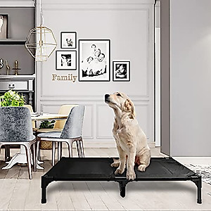 Laifug Elevated Pet Bed Washable Elevated Dog Bed with Non-Slip Bottom, Portable Indoor and Outdoor, XL