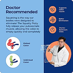 Squatty Potty Ghost Acrylic Toilet Stool, 7"