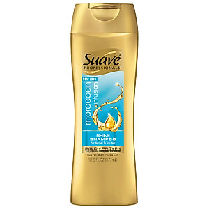 Suave Shine Shampoo and Conditioner Moroccan Infusion with Argan Oil 12.6 oz,12.6 Fl Oz (Pack of 6)