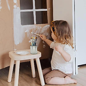 Esamploe 8 Pack Empty Metal Paint Cans with Lids(1/4 Pint Size),1/2 Cup Capacity Touch Up Paint Containers,Paint Storage Containers for Leftover Paint,Tiny Empty Unlined Pint Paint Pails