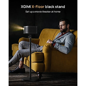 XGIMI Projector Floor Stand, Projector Tripod Support Horizon/Horizon Pro/Halo/Halo Plus/MoGo Pro/MoGo Pro Plus/Elfin, Not for HORIZON Ulta, 360° Free Rotation, 19 or 35 inches Height Adjustable