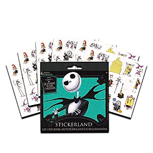 Fast Forward New York Nightmare Before Christmas Preschool Backpack for Kids, Toddlers - 4 Pc School Supplies Bundle with Jack Skellington 10'' Mini Boys and Girls, Stickers, Keychain, More