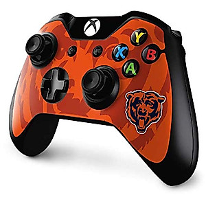 Skinit Decal Gaming Skin Compatible with Xbox One Controller - Officially Licensed NFL Chicago Bears Double Vision Design