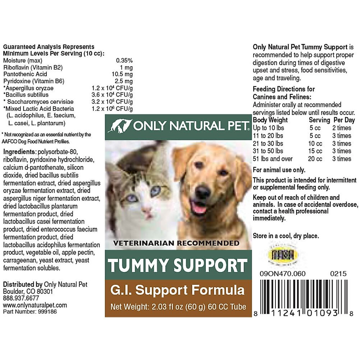 Only Natural Pet Tummy Support