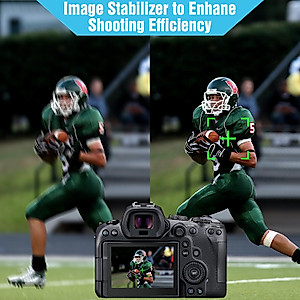 Donwell EF to EOS R Mount Adapter,Auto-Focus EF/EF-S Lens to RF Mount Converter Ring with Removable Tripod Mount Compatible for Canon EOS R RP R5 R6 R7 R10 R50 Series Mirrorless Digital Cameras