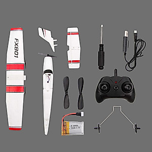 GoolRC RC Plane, 2.4GHz 2 Channel Remote Control Airplane, EPP Foam RC Glider for Beginners and Adults