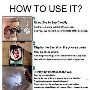 Godchoices Custom Photo Bracelet Personalized Photo Projection, Circle Photo Bracelets with Picture Inside Braided Bracelet for Women/Men Birthday Christmas Gift for Couple/Best Friend