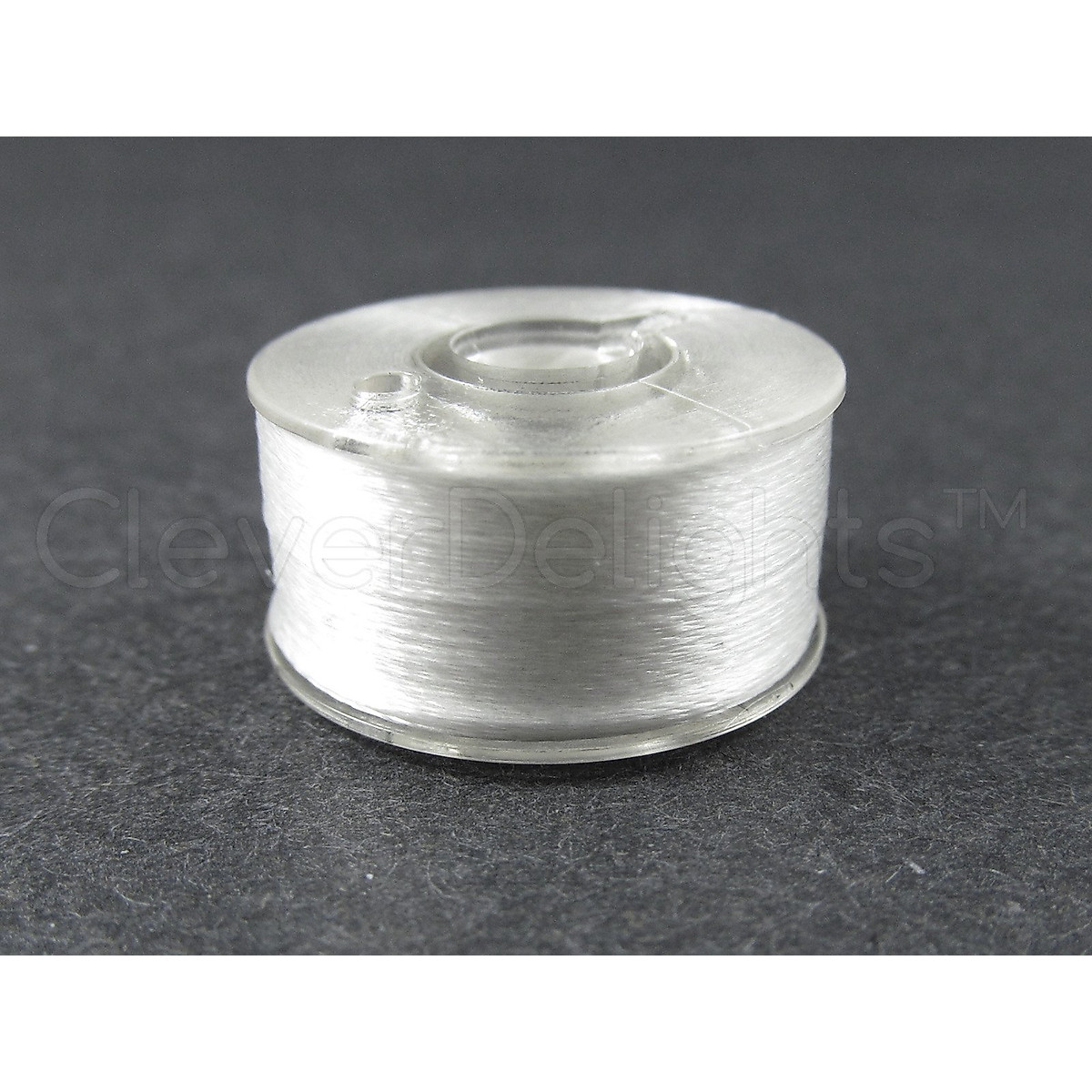 CleverDelights White Prewound Bobbins - 144 Pack - Size A Bobbins - 75D/2 (60WT) Polyester Thread - Compatible with SE400 SE600 SE625 SE700 SE725 SE1900 PE535 PE550D PE800 PE900 - SA156 Replacement