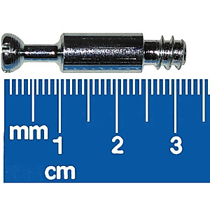 24.5mm (32mm Overall) Dowel Pin Bolt for Cam Lock Disc Furniture Connectors for 5mm Hole