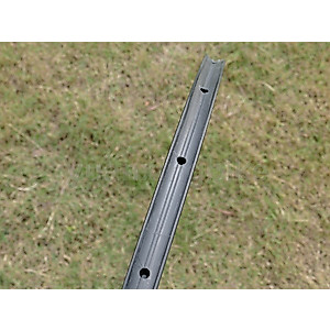 Toray Carbon Wheel Rims Full Carbon 3K Matt Road Bike Tubular Wheel Rim 50mm Basalt Brake Side Width 25mm / Holes : 24, 24