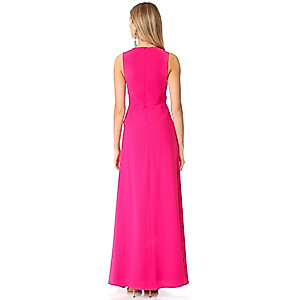 Jill Jill Stuart Women's Cut Out Front Gown, Rose Blossom, 8