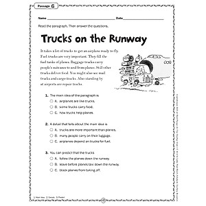 Comprehension Skills: Short Passages for Close Reading: Grade 3