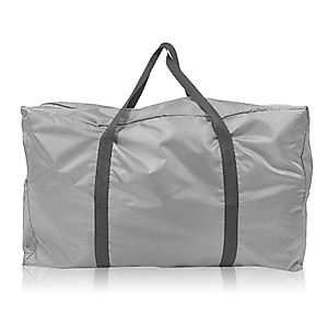 so Large Foldable Storage Carry Handbag, Multifunctional Duffel Bag for Kayak/Boat/Canoeing Sea/Fishing/Rafting/Swimming/Campingt (Gray)(Gray)