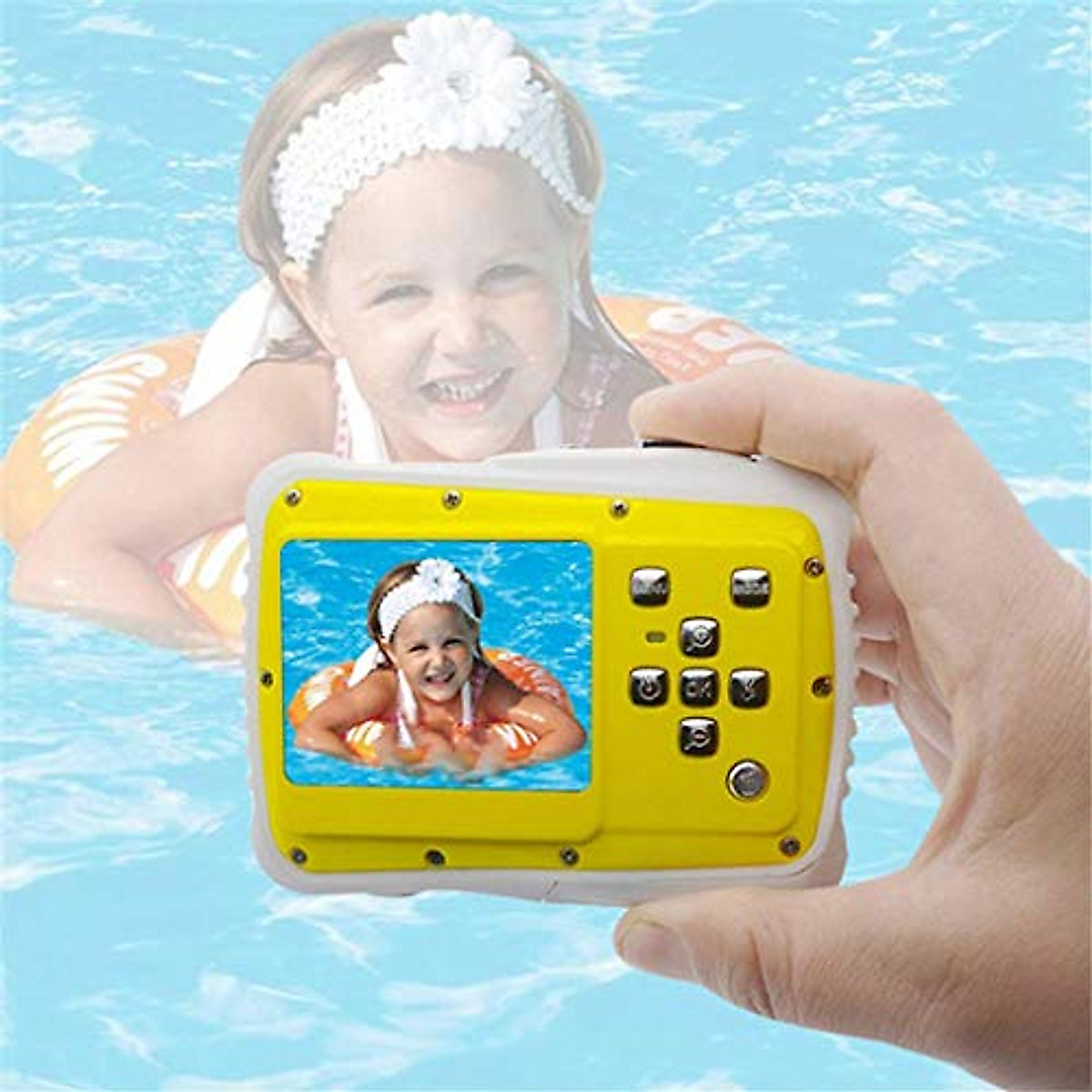 LKYBOA Children's Camera - Can Take Pictures Mini Travel Waterproof Kids Gifts(107cm) (Color : A)