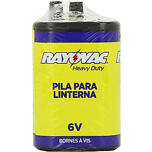Rayovac 6V Battery 945R4C, Heavy Duty Lantern Battery, 1 Count